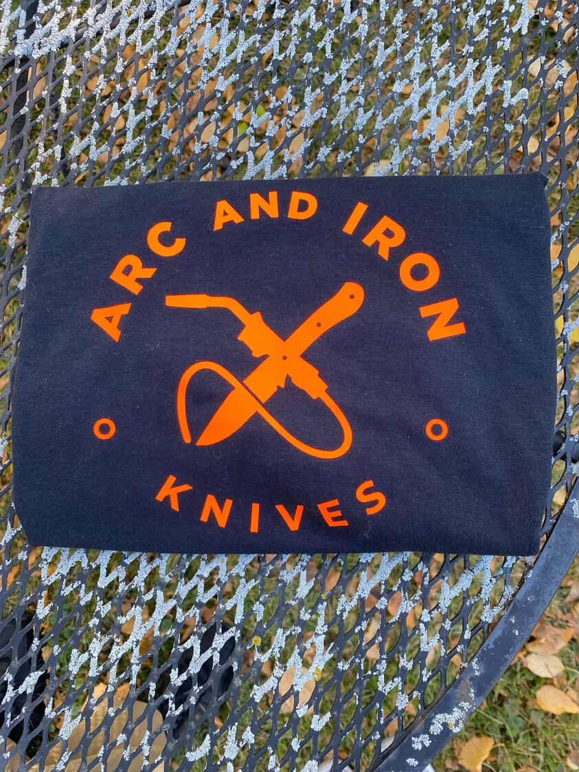 Arc and Iron Logo T-Shirt – Arc and Iron Knives